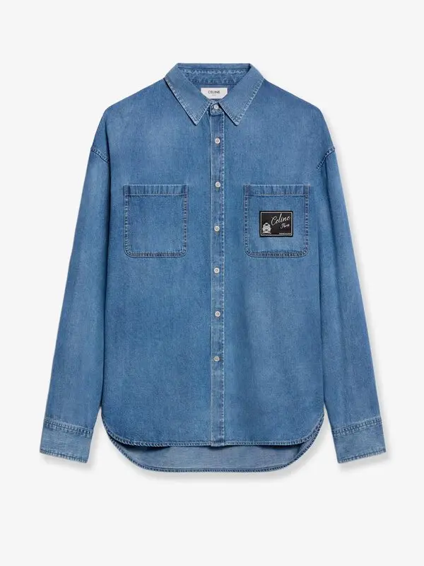 Celine Loose Denim Shirt - Multicolor