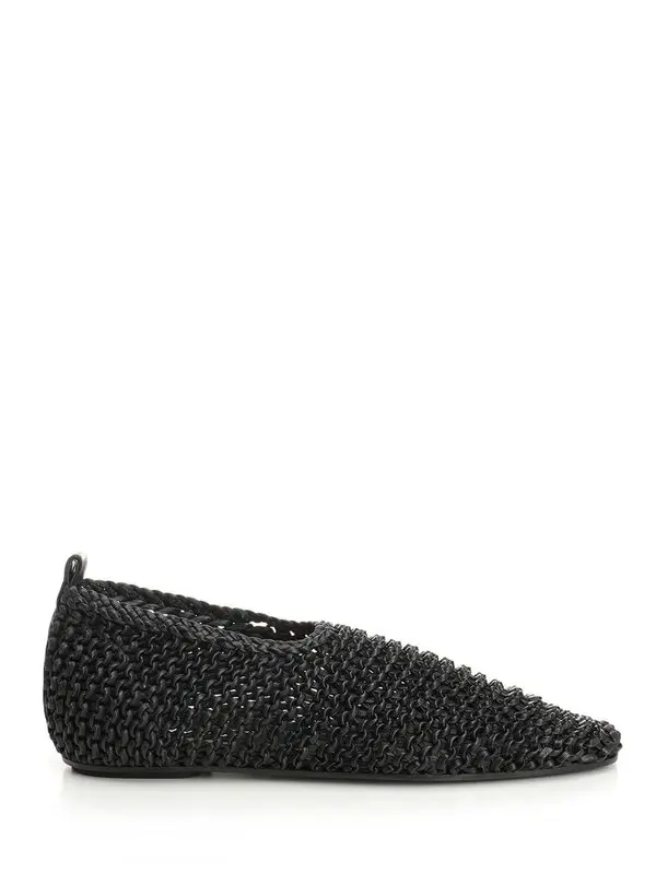 TOTEME Woven Leather Ballerinas