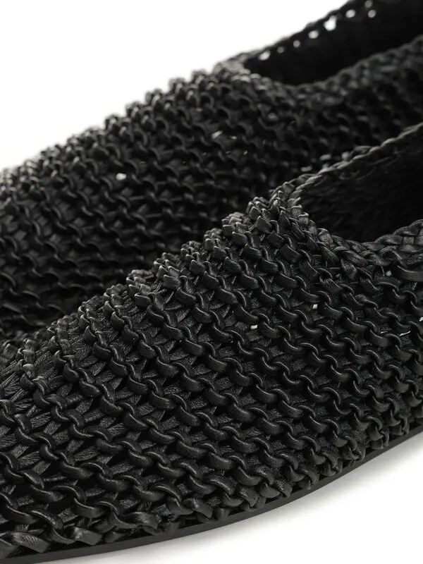TOTEME Woven Leather Ballerinas