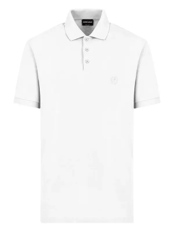 Giorgio Armani Stretch Cotton Piqué Polo Shirt
