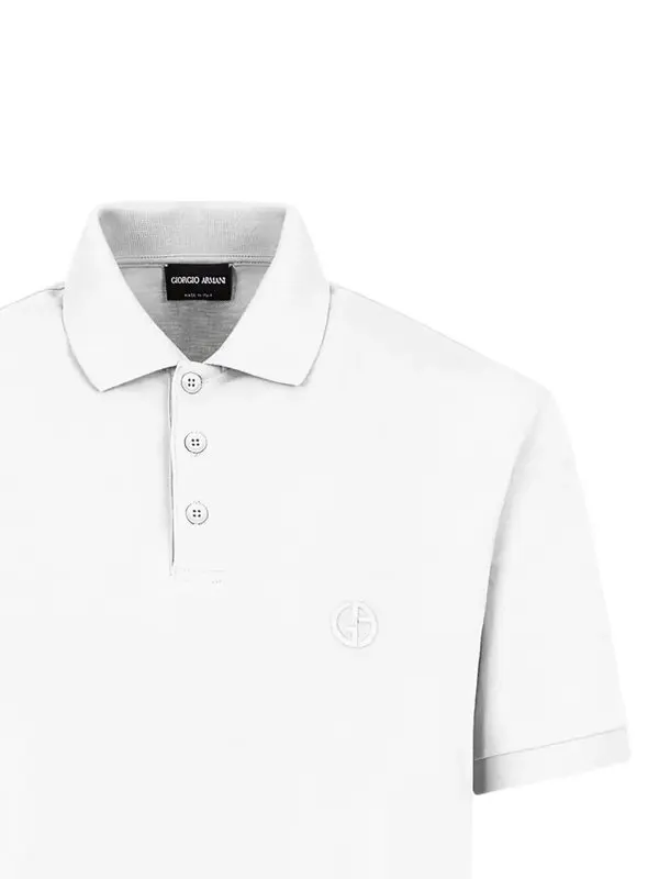 Giorgio Armani Stretch Cotton Piqué Polo Shirt