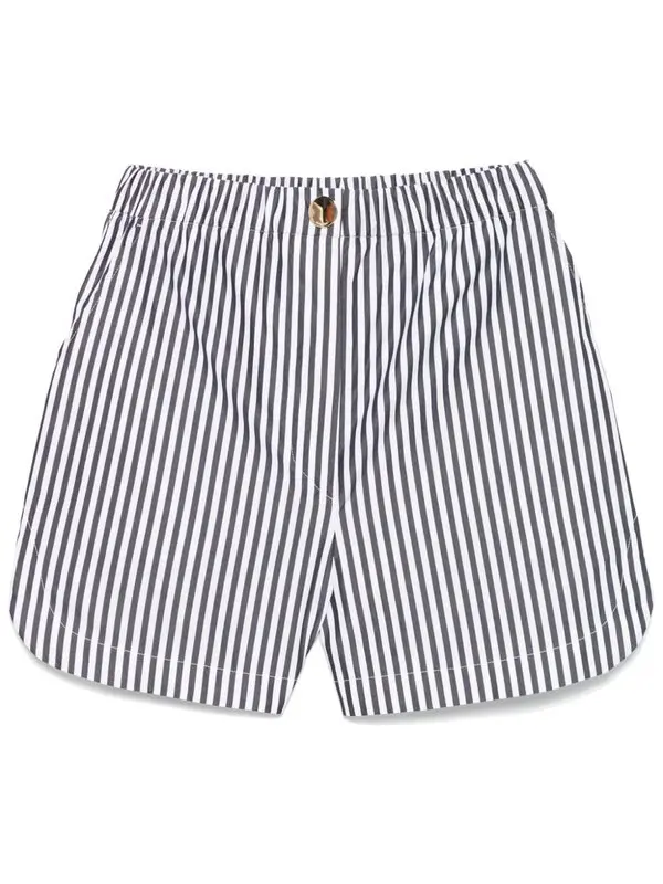 Sportmax Striped Cotton Shorts - Multicolor