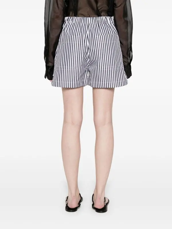 Sportmax Striped Cotton Shorts - Multicolor