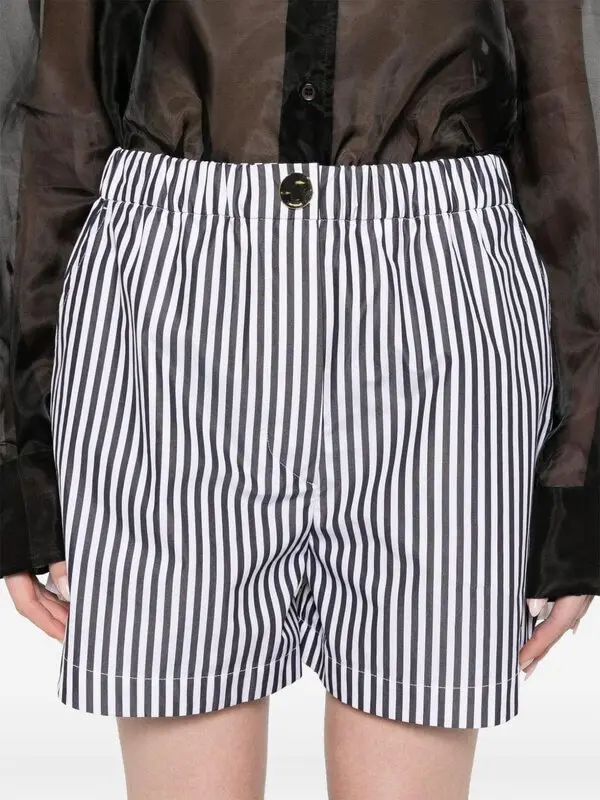Sportmax Striped Cotton Shorts - Multicolor