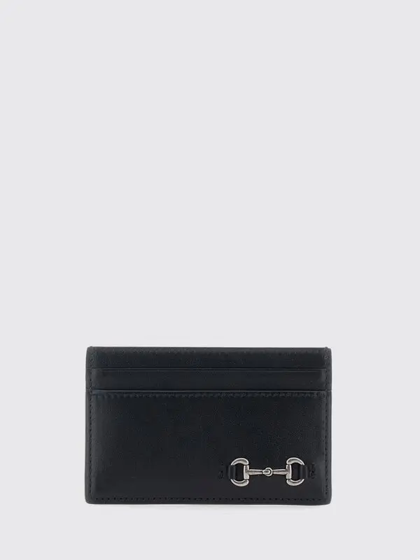 Gucci Horsebit Five-slot Smooth Calfskin Card Holder