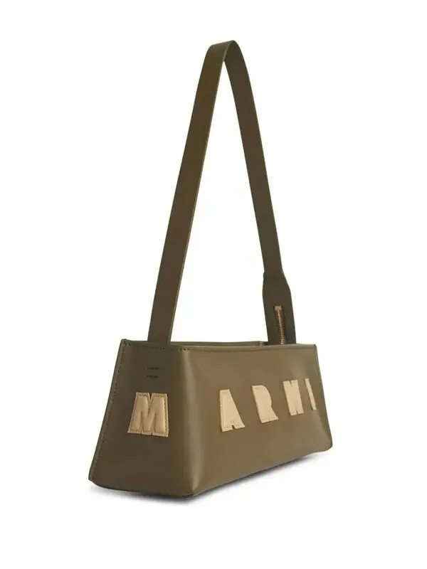 Marni Shoulder Bag With Logo Plaque