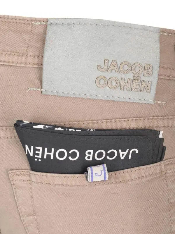 Jacob Cohen Cotton Twill Nick Trousers - Cream