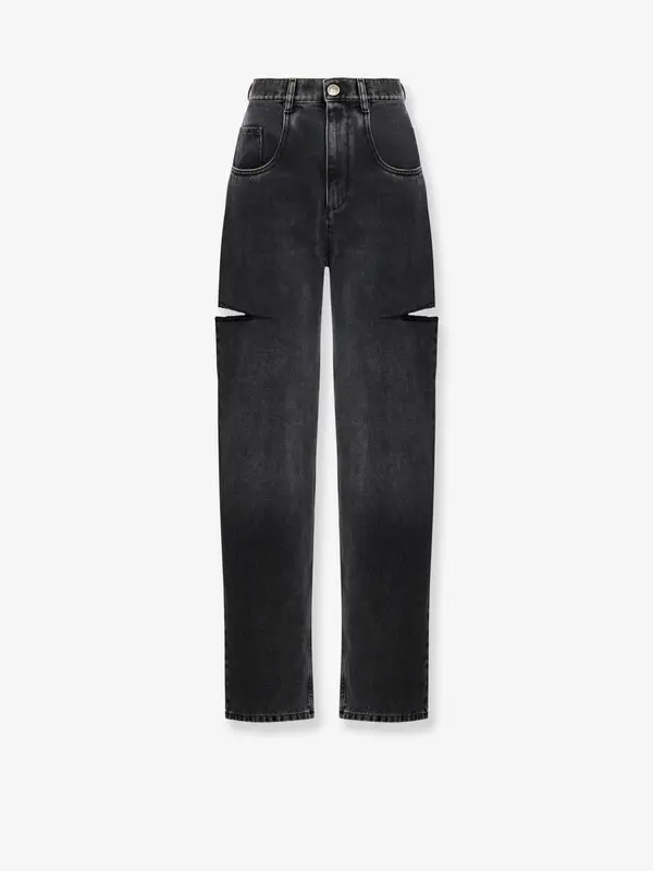 MAISON MARGIELA Destroyed Denim Jeans - Black