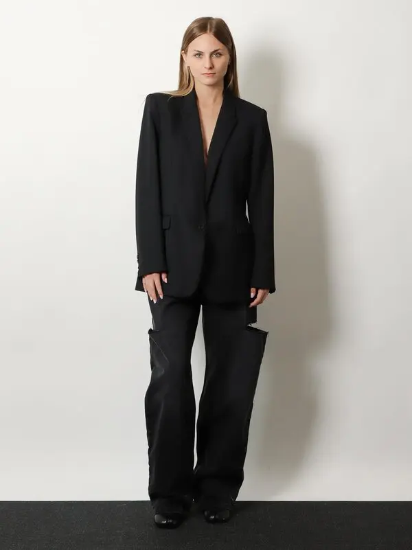 MAISON MARGIELA Destroyed Denim Jeans - Black