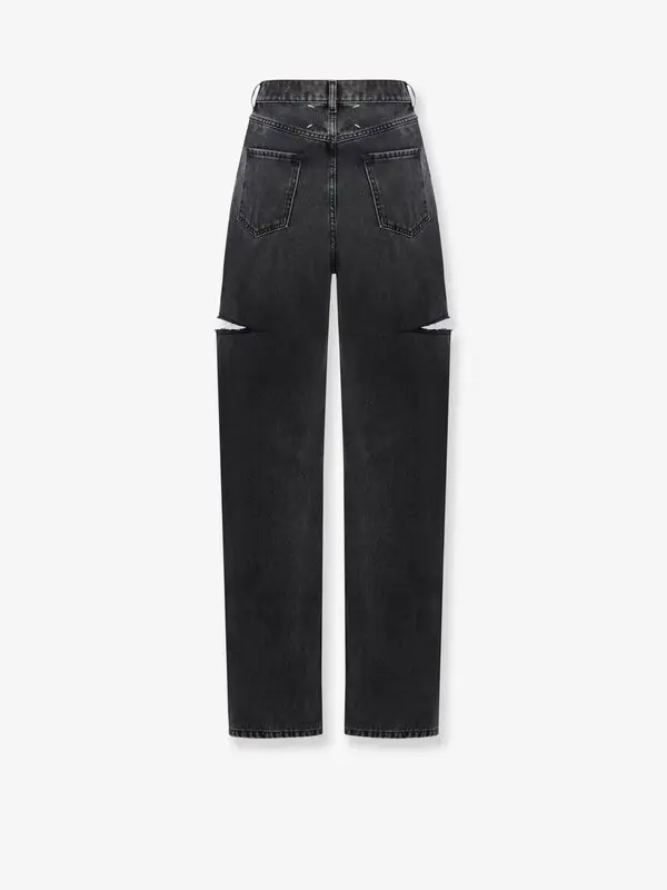 MAISON MARGIELA Destroyed Denim Jeans - Black