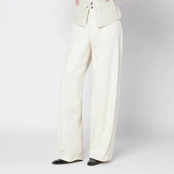 HAIKURE Butter-coloured Bethany Jeans