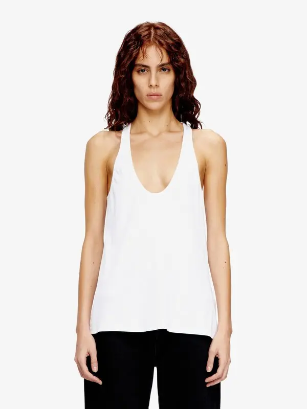 DIESEL® Ribbed Cotton Tank Top
