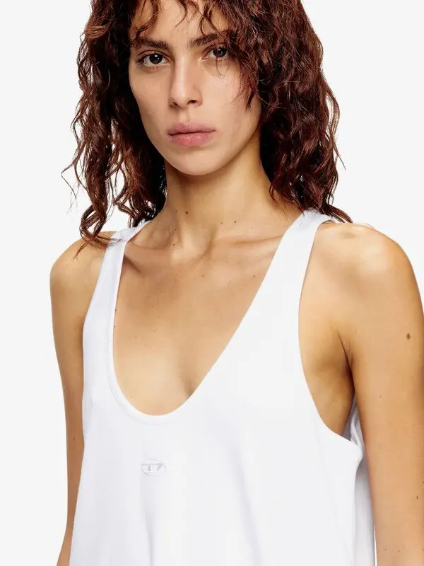DIESEL® Ribbed Cotton Tank Top