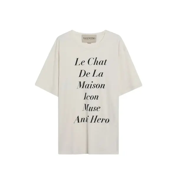 Valentino Garavani Neutrals T-shirts & Vests T-shirts