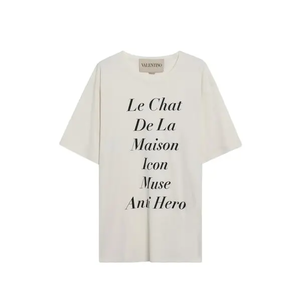 Valentino Garavani Neutrals T-shirts & Vests T-shirts - Cream