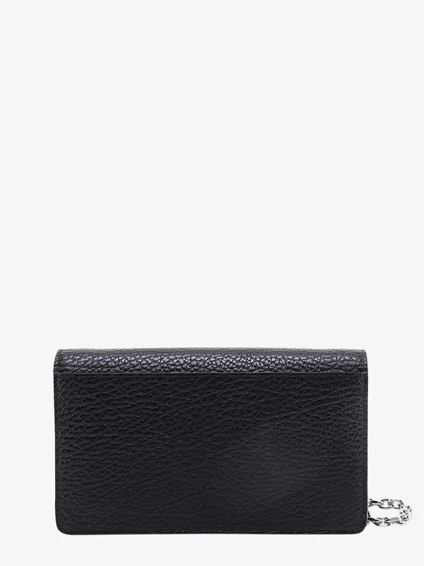 MAISON MARGIELA Four Stitches Leather Crossbody Bag - Black