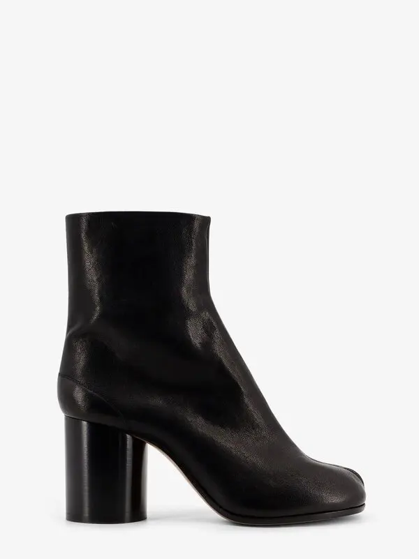 MAISON MARGIELA Leather Tabi Boots - Black