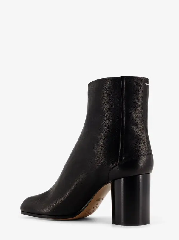 MAISON MARGIELA Leather Tabi Boots - Black