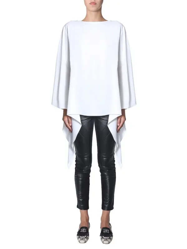 Alberta Ferretti Oversize Fit Blouse - White