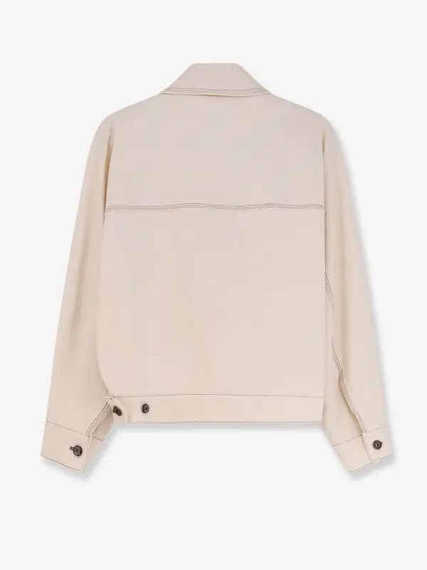 Max Mara Mxpnettare Jersey Jacket - Cream