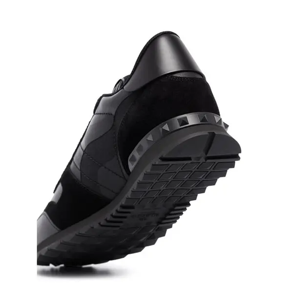 Valentino Garavani Camouflage Rockrunner Sneakers - Black
