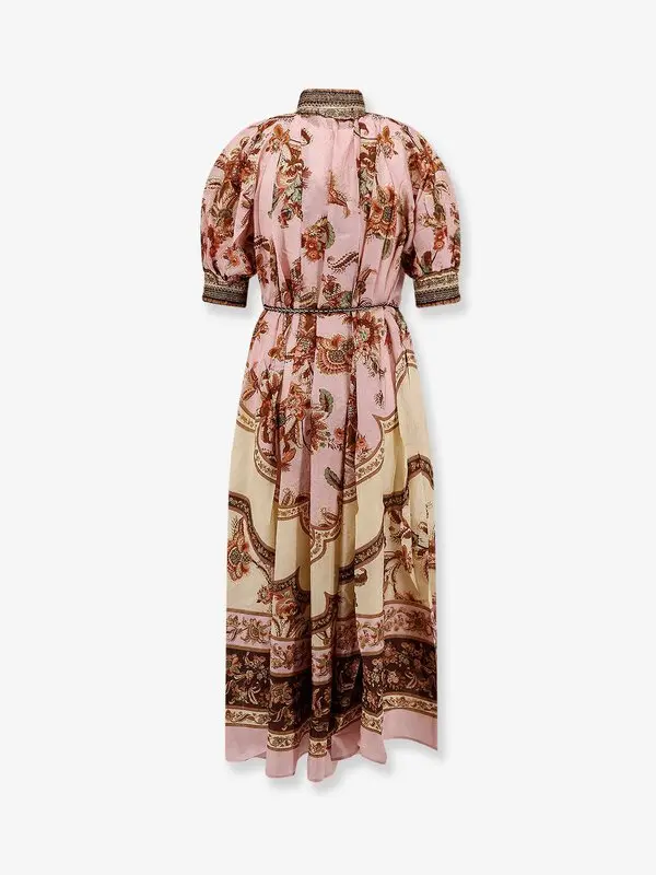 Zimmermann Aster Billow Silk Long Dress