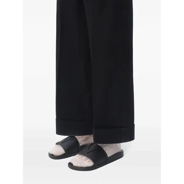 Valentino Garavani Vlogo Signature Slides - Black