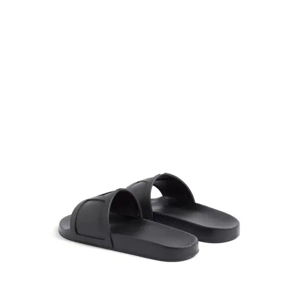 Valentino Garavani Vlogo Signature Slides - Black