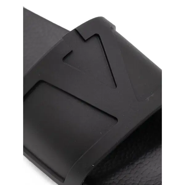Valentino Garavani Vlogo Signature Slides - Black