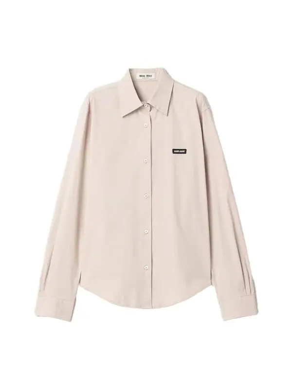 Miu Miu Stretch Poplin Shirt - Multicolor