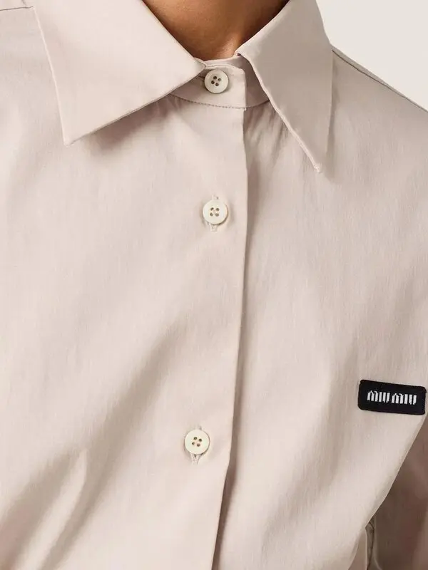 Miu Miu Stretch Poplin Shirt
