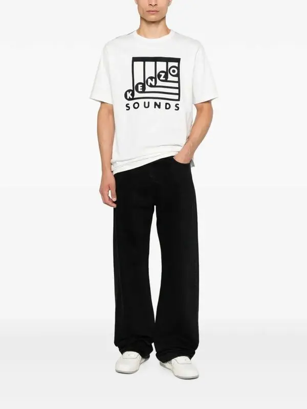Kenzo Sounds T-shirt With Embroidery