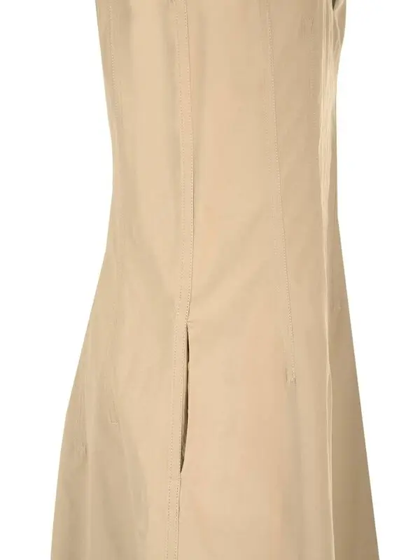 Bottega Veneta Cotton Sleeveless Maxi Dress - Cream