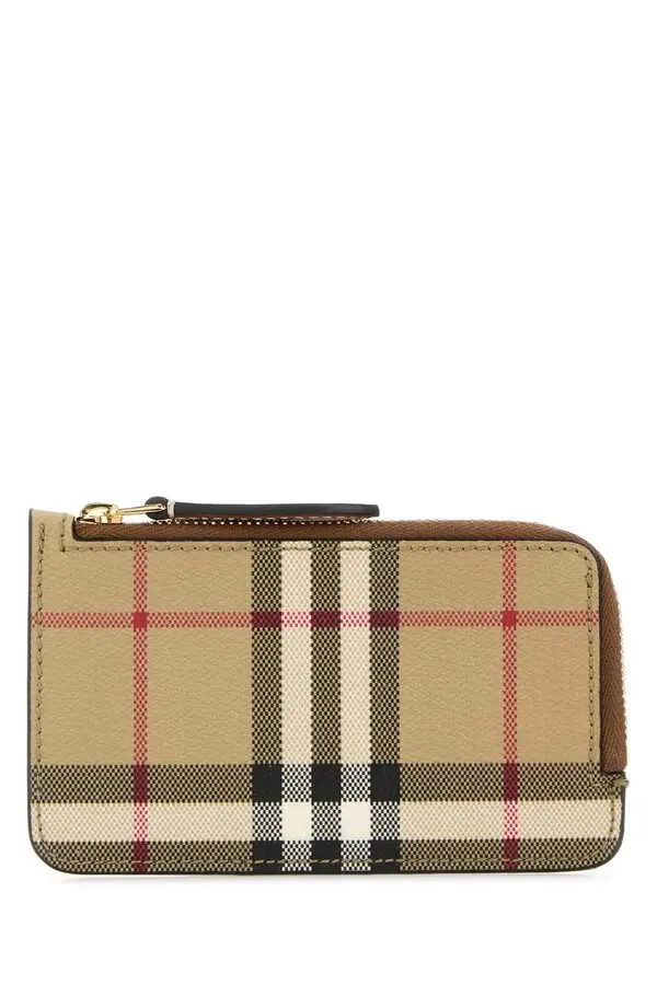 Burberry Printed Canvas Card Holder - Multicolor