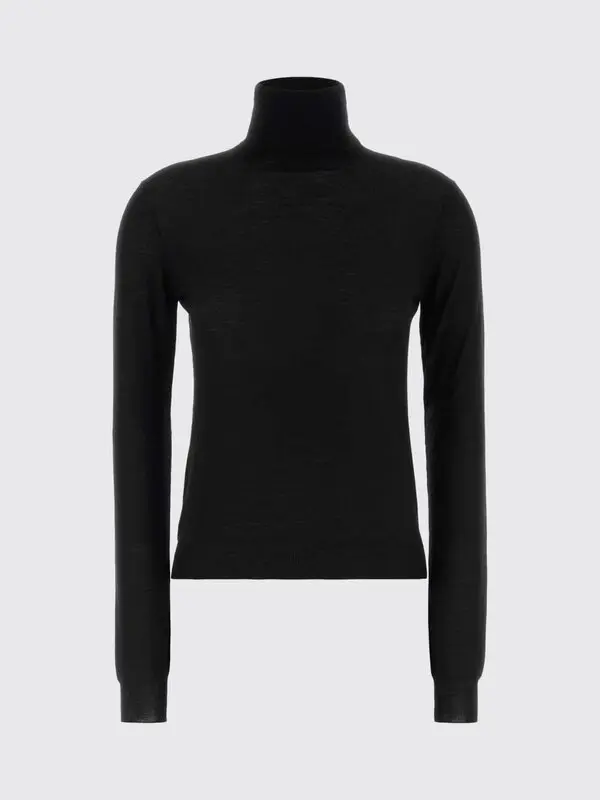 Prada Virgin Wool Turtleneck Sweater - Black