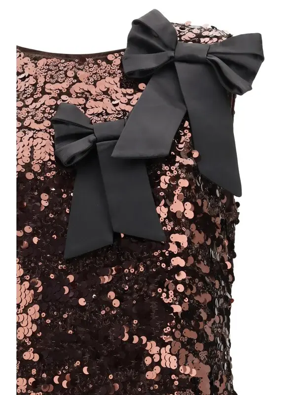 GANNI Midi Dress With Sequins