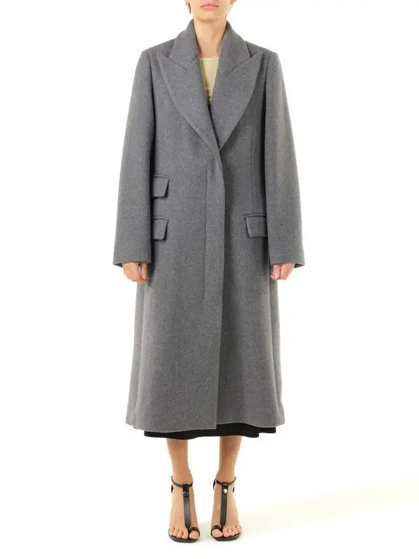Loewe Wool And Cashmere Long Coat