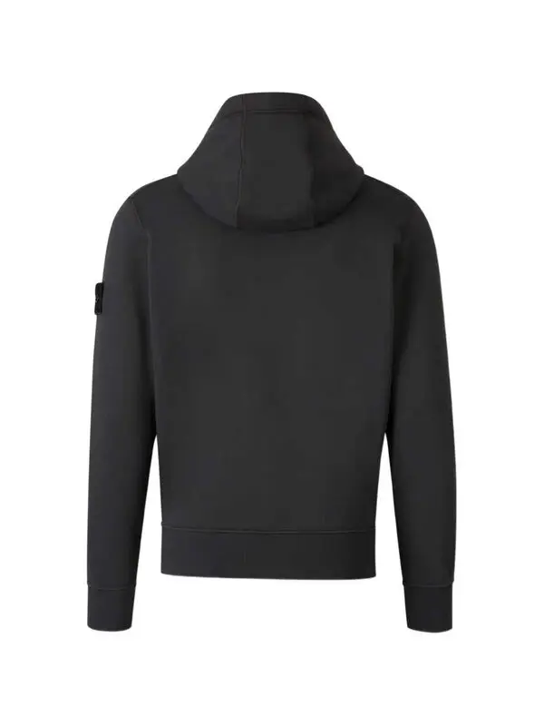 Stone Island Zip-up Hoodie - Gray