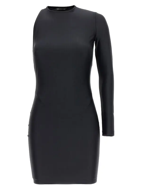 Balenciaga One-shoulder Dress - Black
