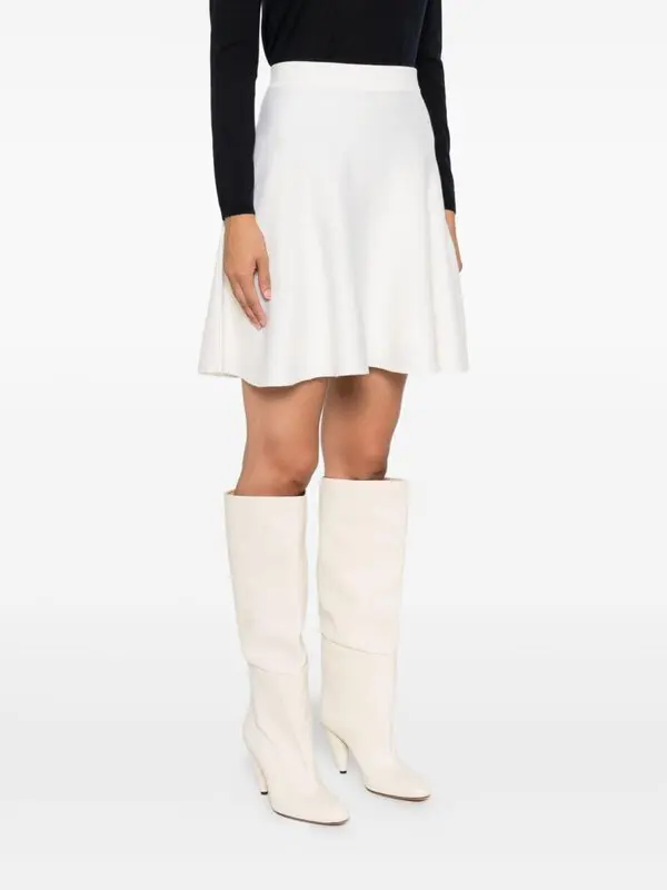 Max Mara Wool Midi Skirt - Multicolor