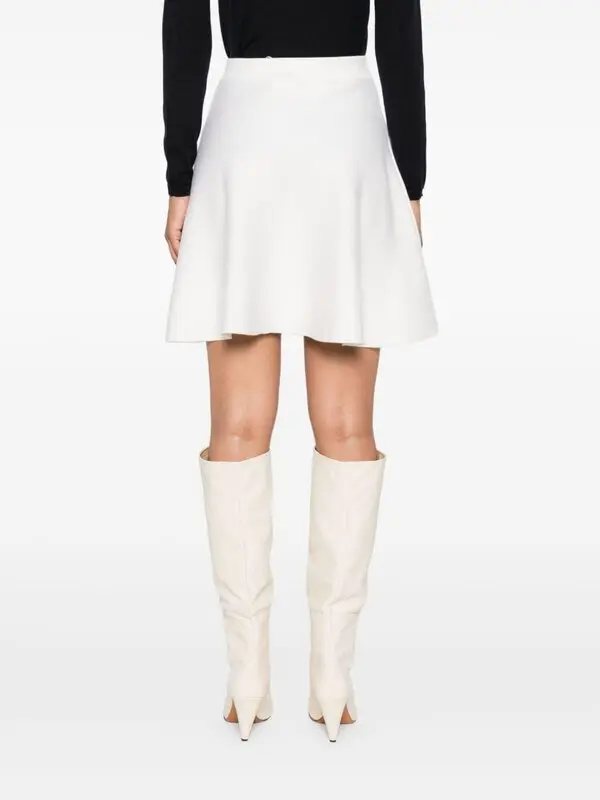 Max Mara Wool Midi Skirt - Multicolor
