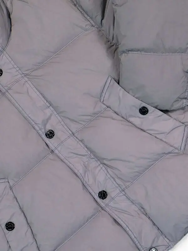 Stone Island Button-up Jacket - Gray