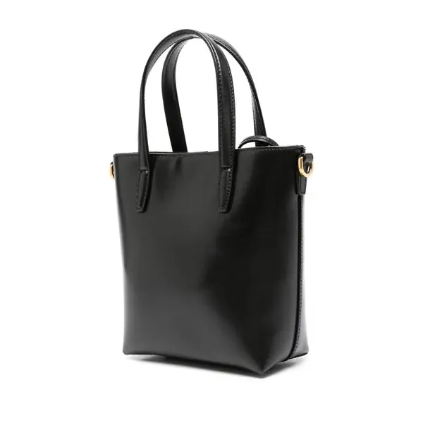 Saint Laurent Smooth Leather Tote - Black