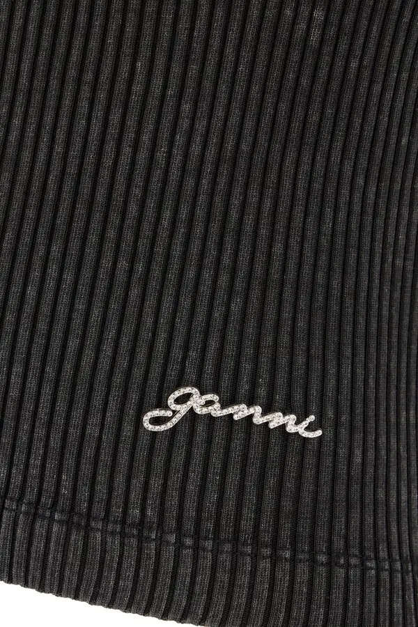 GANNI Ribbed Tank Top - Multicolor