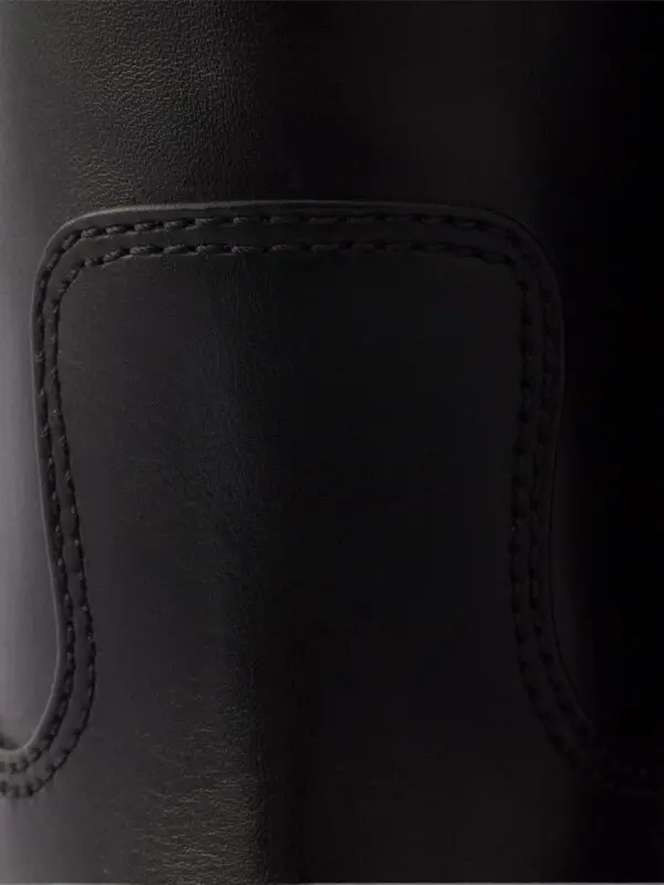 Prada Leather Stivali - Black