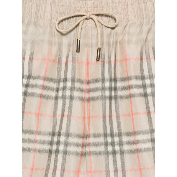 Burberry Neutrals Beachwear Swim Shorts