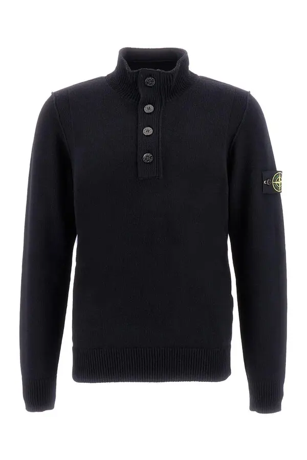 Stone Island Ribbed Knit Pullover - Multicolor