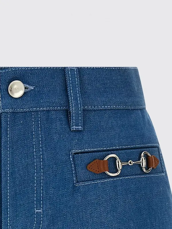 Gucci Cotton Shorts With Horsebit