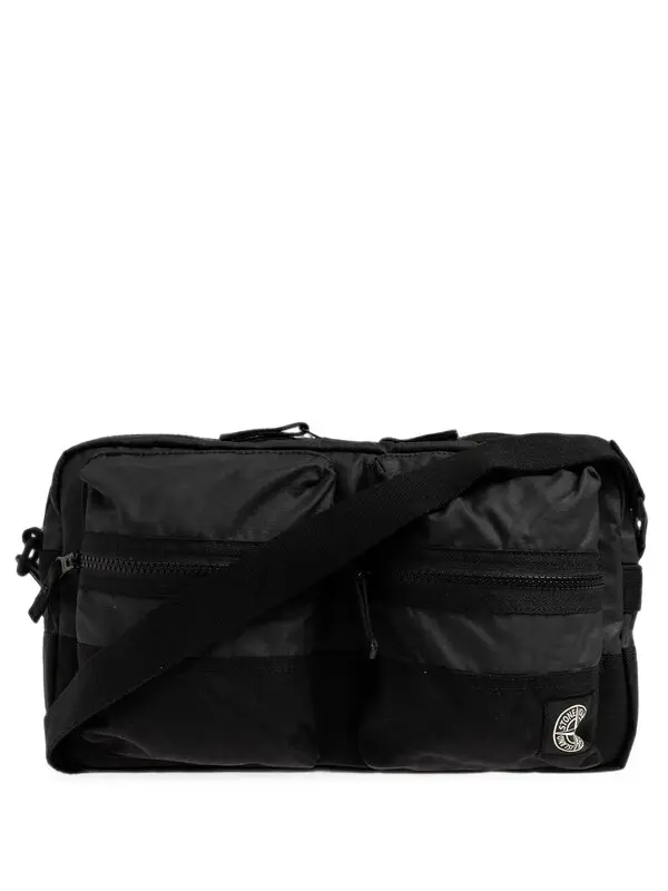 Stone Island Borsa A Tracolla Rimovibile Con Tasche Multiple