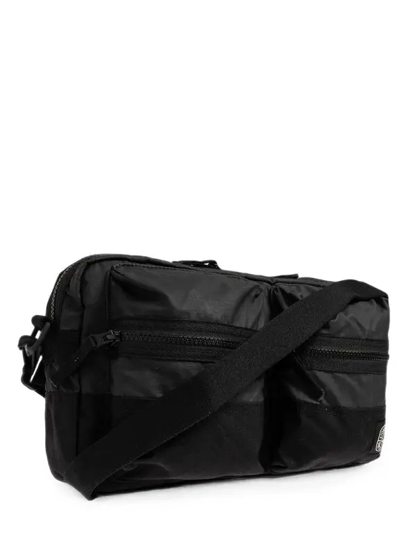 Stone Island Borsa A Tracolla Rimovibile Con Tasche Multiple